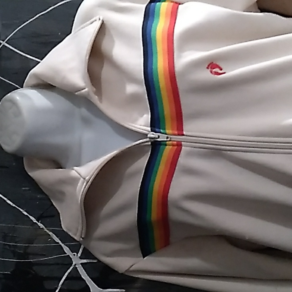 Vintage Hang 10 70's Front Zipper Sweater - Gem